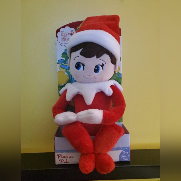 Toys | The Elf On The Shelf Plushee Pal 17 Christmas Light Skin Blue ...